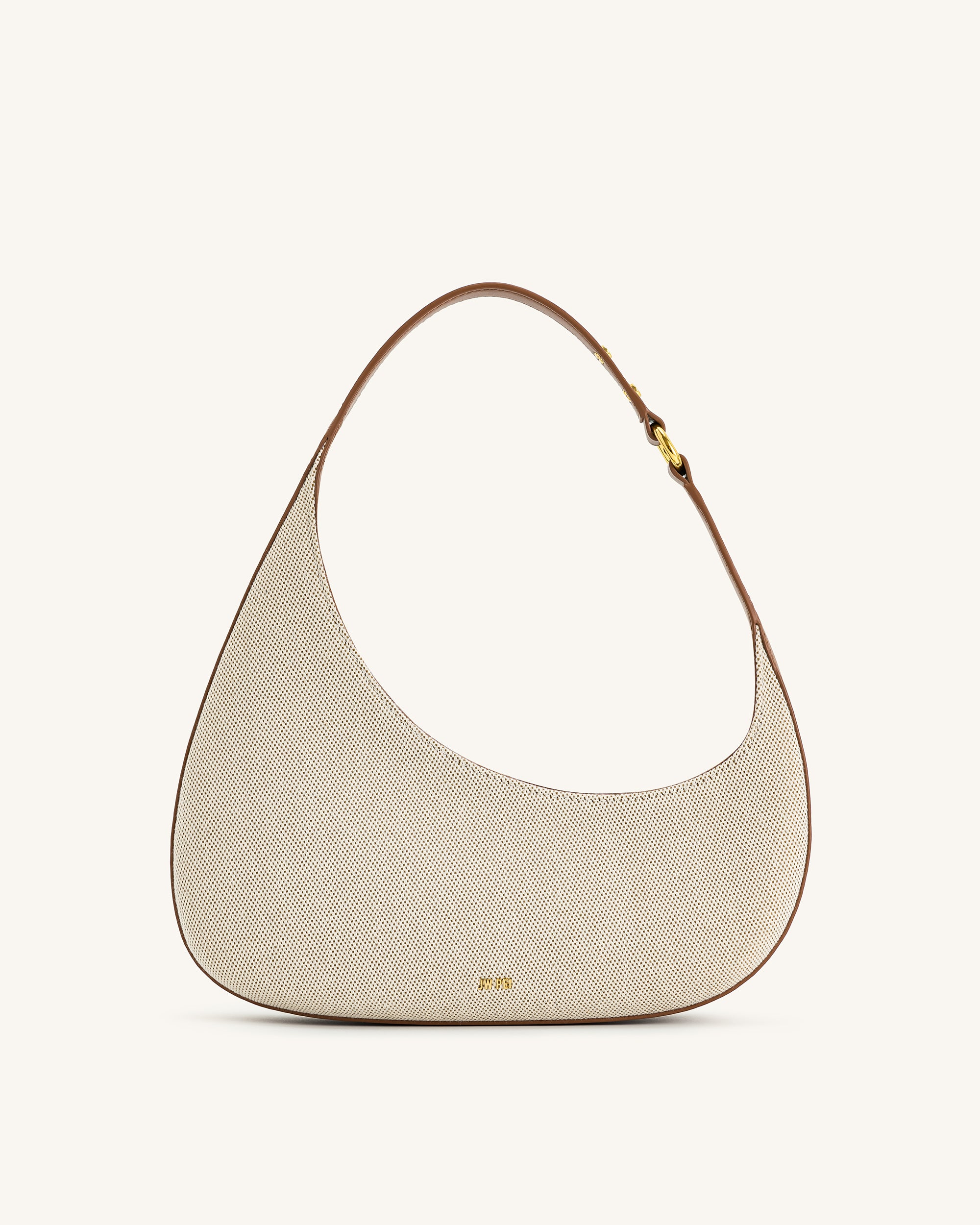Harlee Shoulder Bag - Brown Canvas | JW PEI