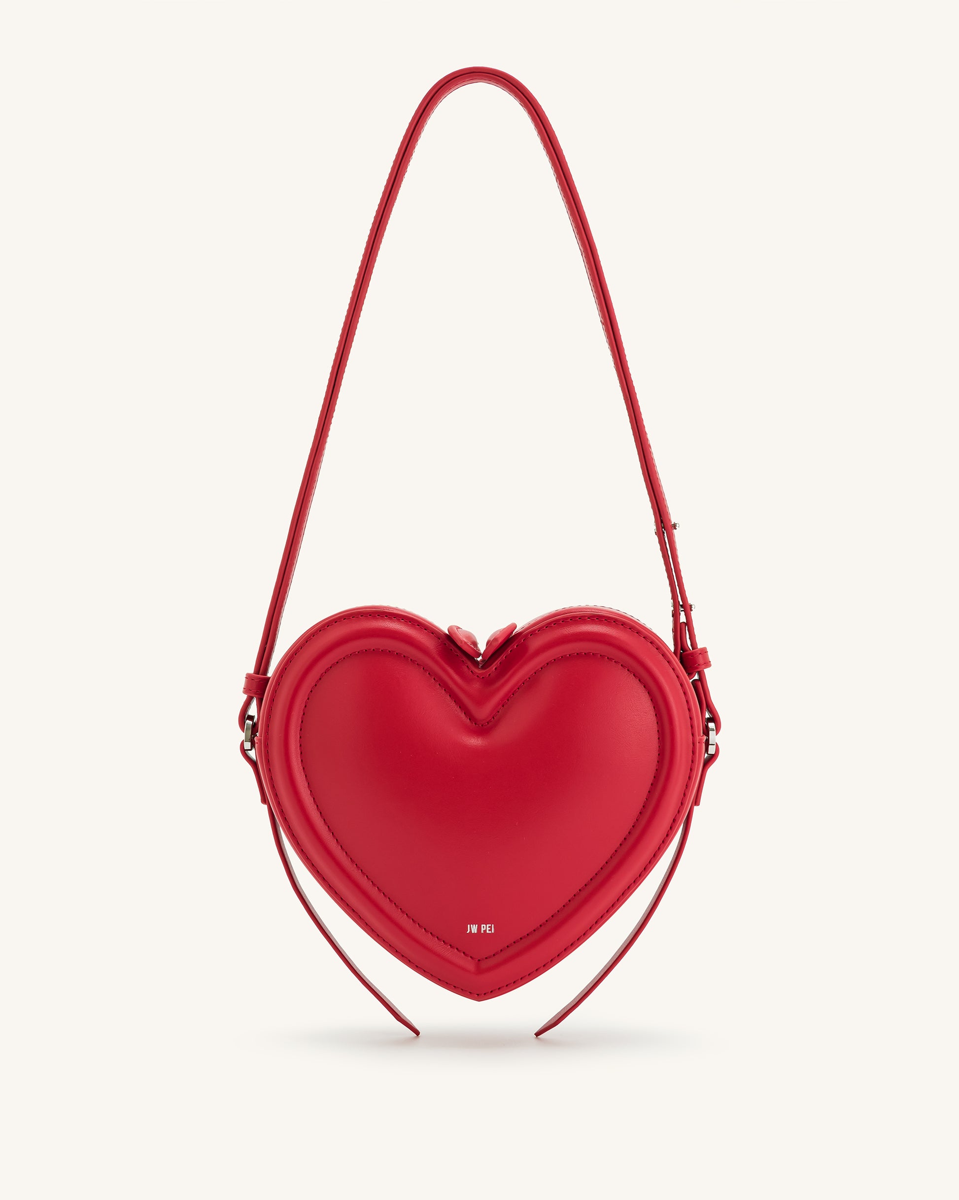 Arlene Heart Shaped Bag - Magenta - JW PEI