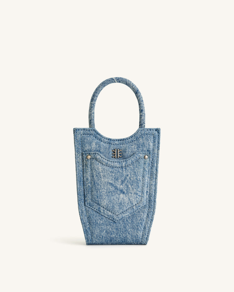FEI Denim Phone Bag - Blue - JW PEI