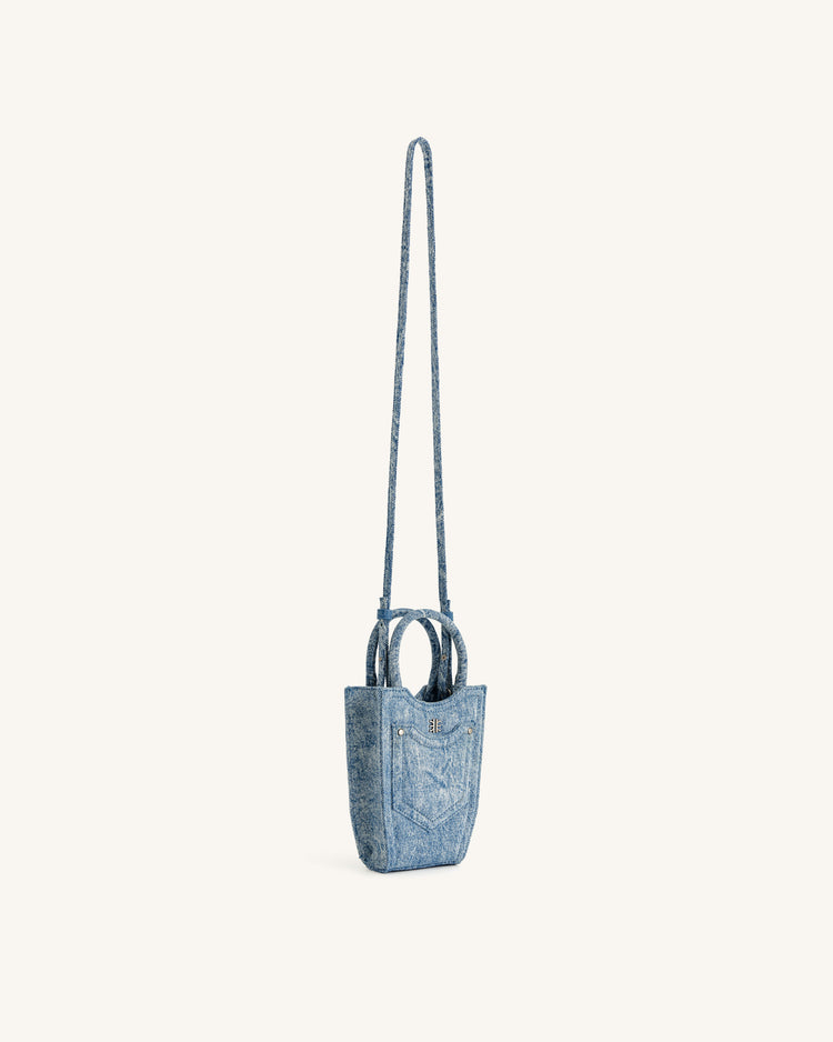 FEI Denim Phone Bag - Blue - JW PEI