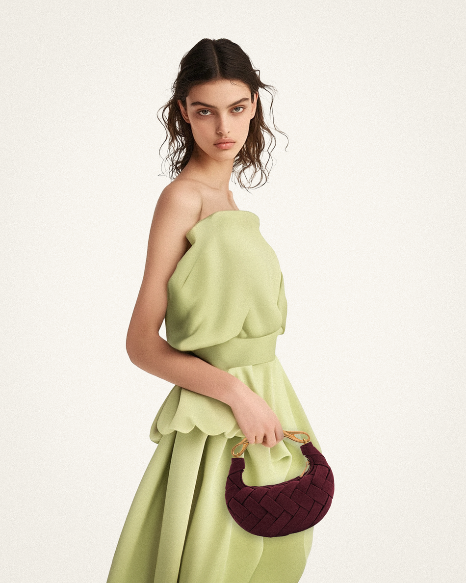 Orla Weave Handbag - White | JW PEI