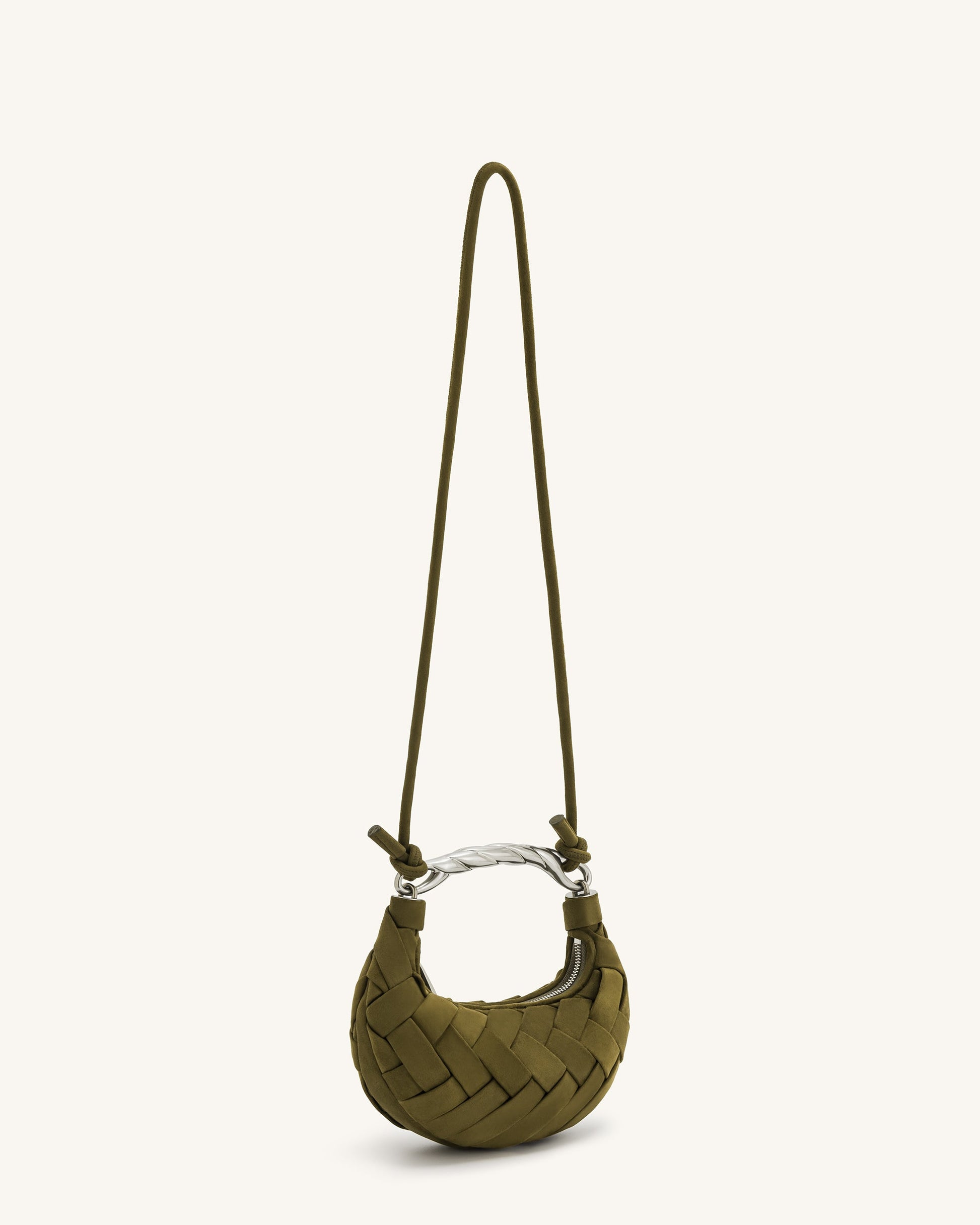 Orla Weave Handbag - White | JW PEI
