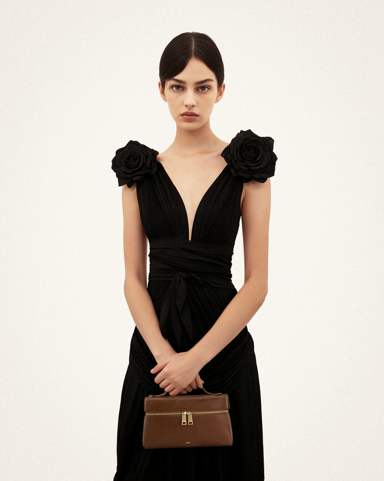 Thea Top Handle Bag - Brown - JW PEI