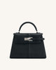Elise Large Top Handle Bag - Black - JW PEI