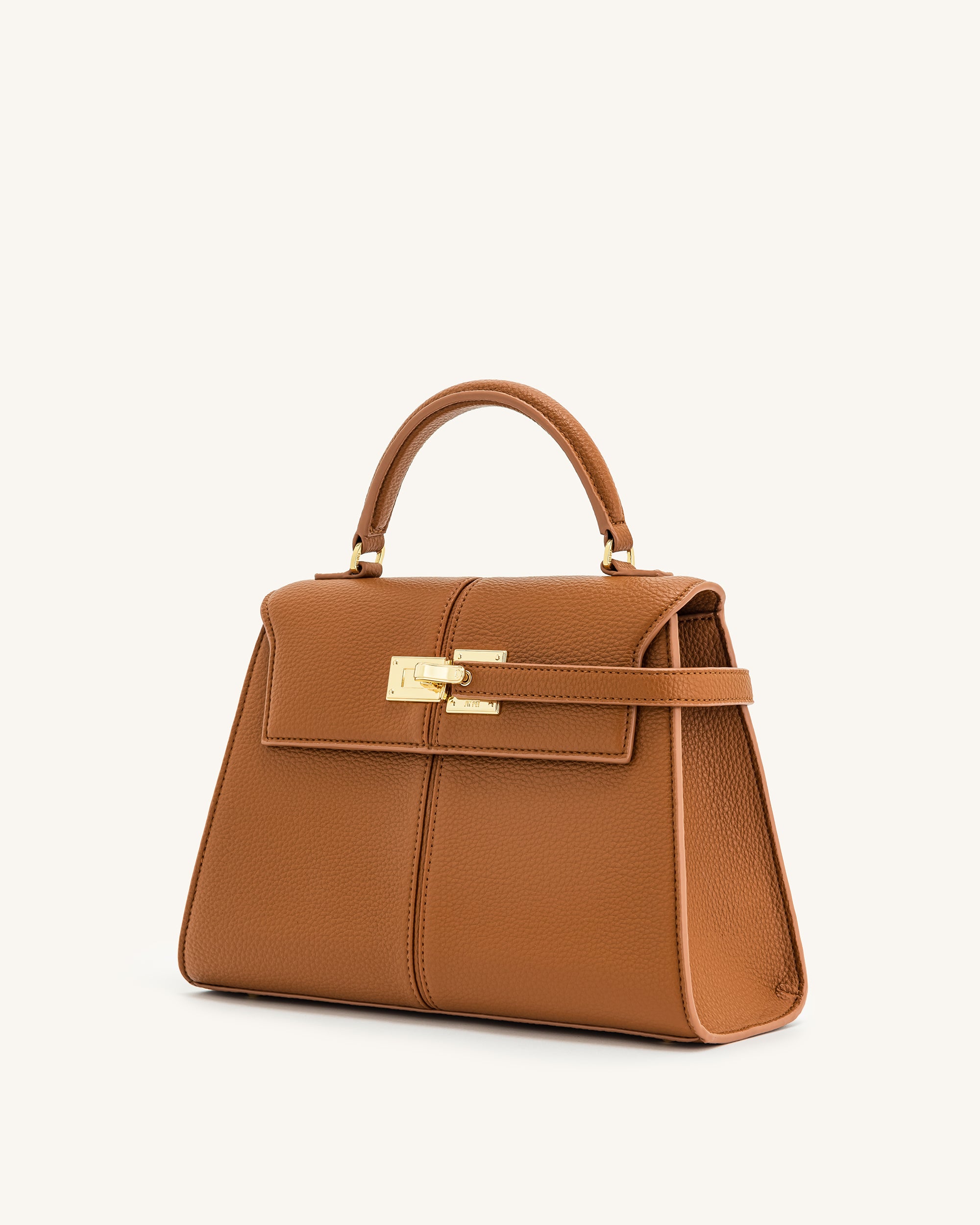 Elise Large Top Handle Bag - Brown - JW PEI