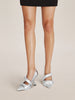 Sara Metallic Pumps - Silver - JW PEI