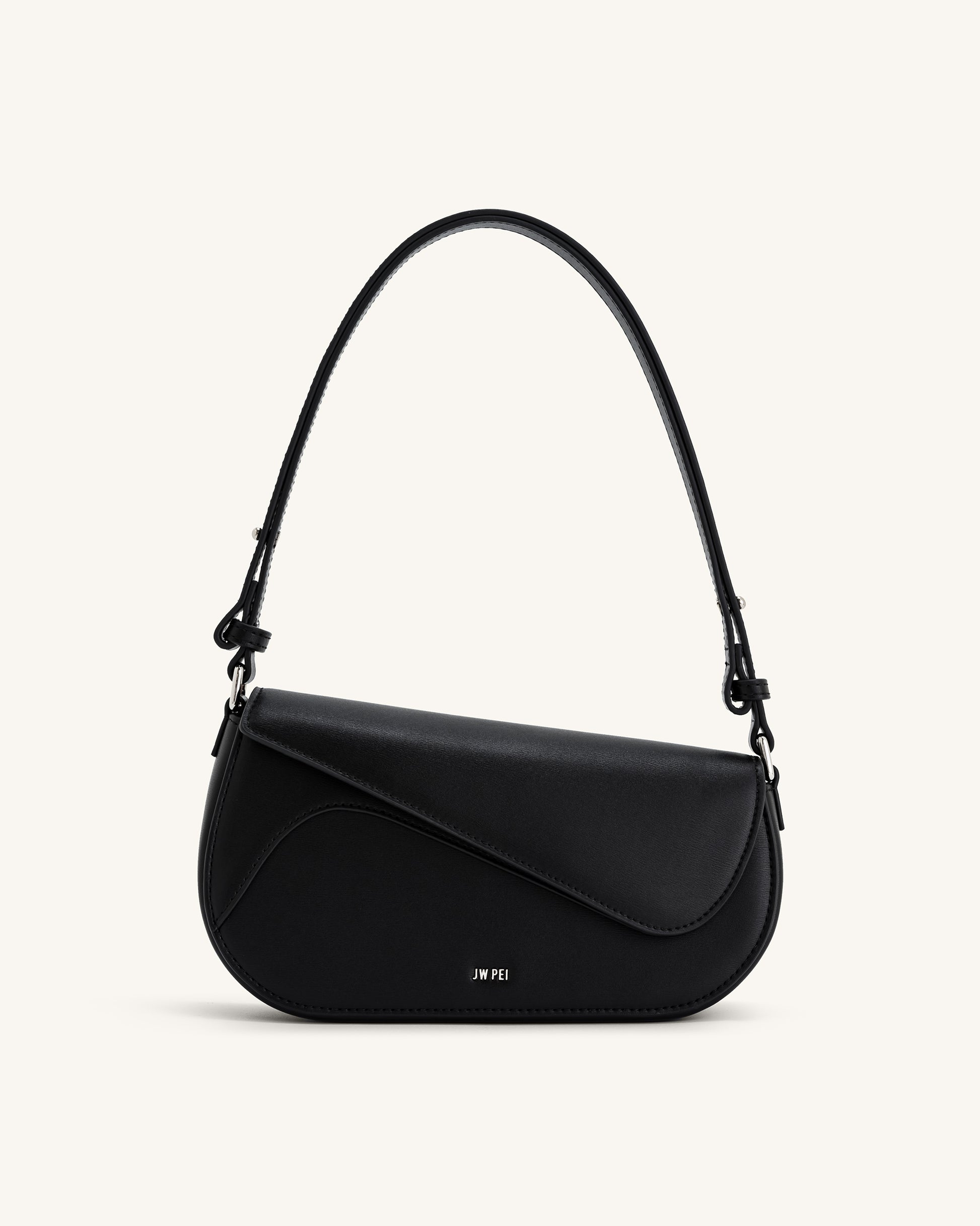Addisyn Shoulder Bag - Black - JW PEI