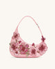 Harlee Embroidered Shoulder Bag - Pink - JW PEI
