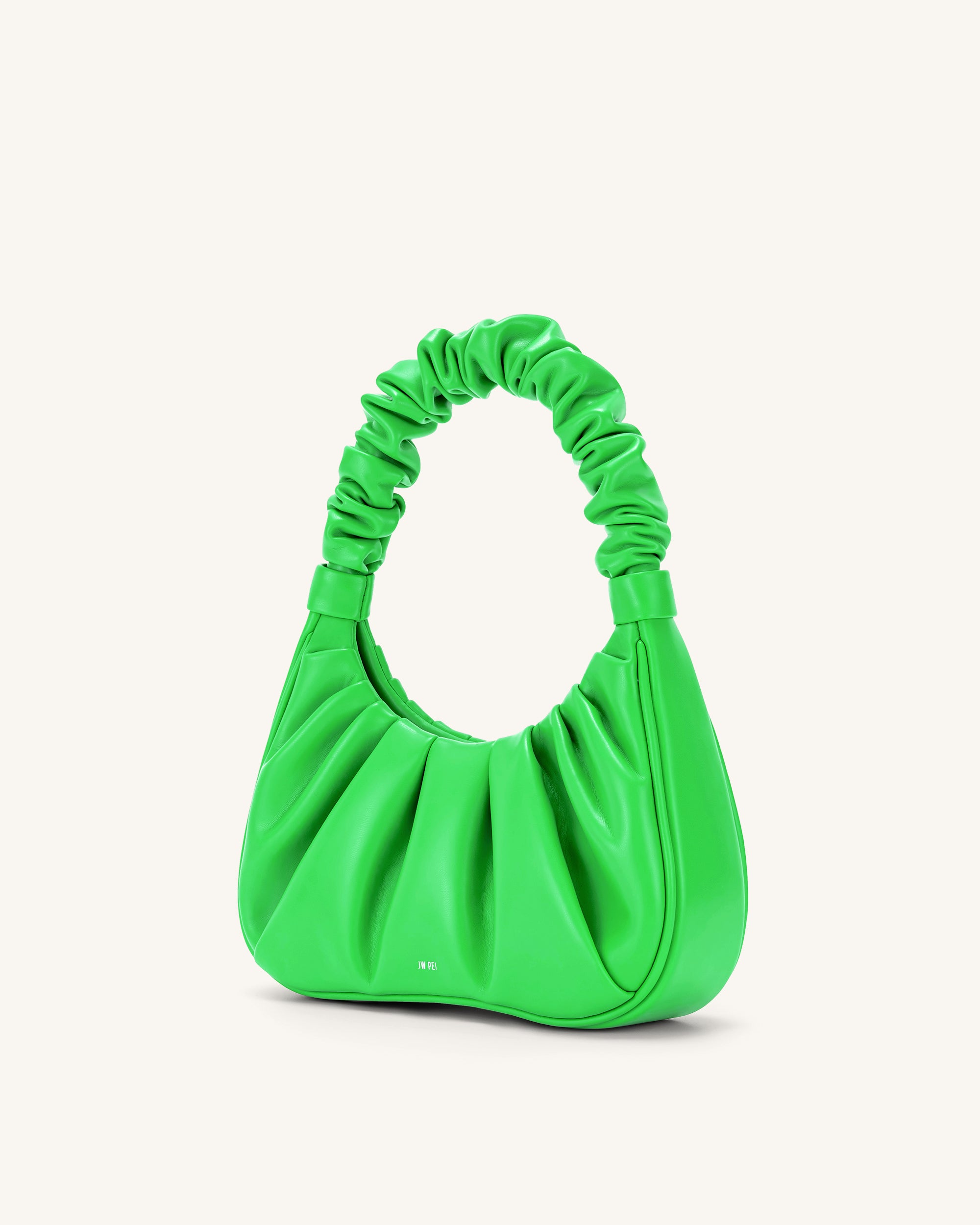 Gabbi Ruched Hobo Handbag - Neon Green - JW PEI