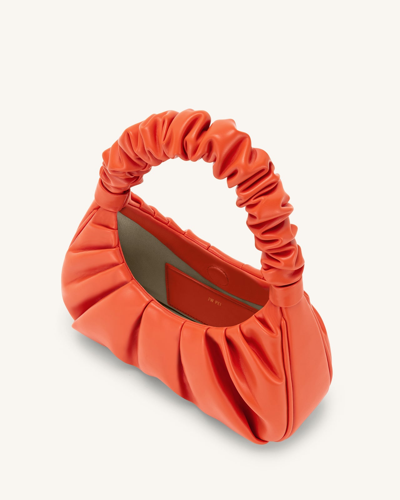 Gabbi Ruched Hobo Handbag - Scarlet - JW PEI